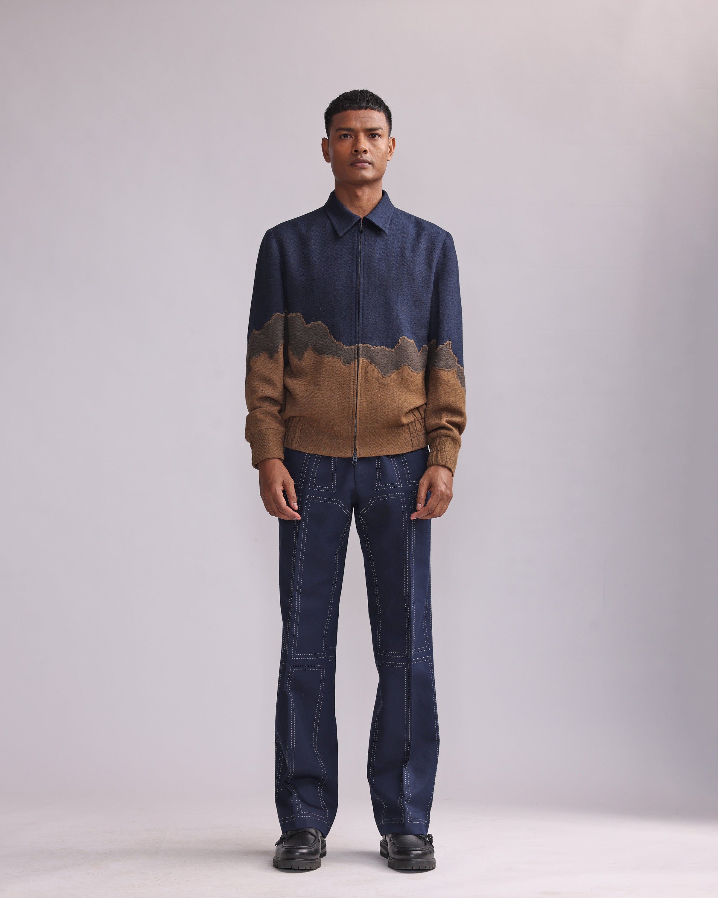PATCHWORK GRADIENT JACKET – countrymade.in