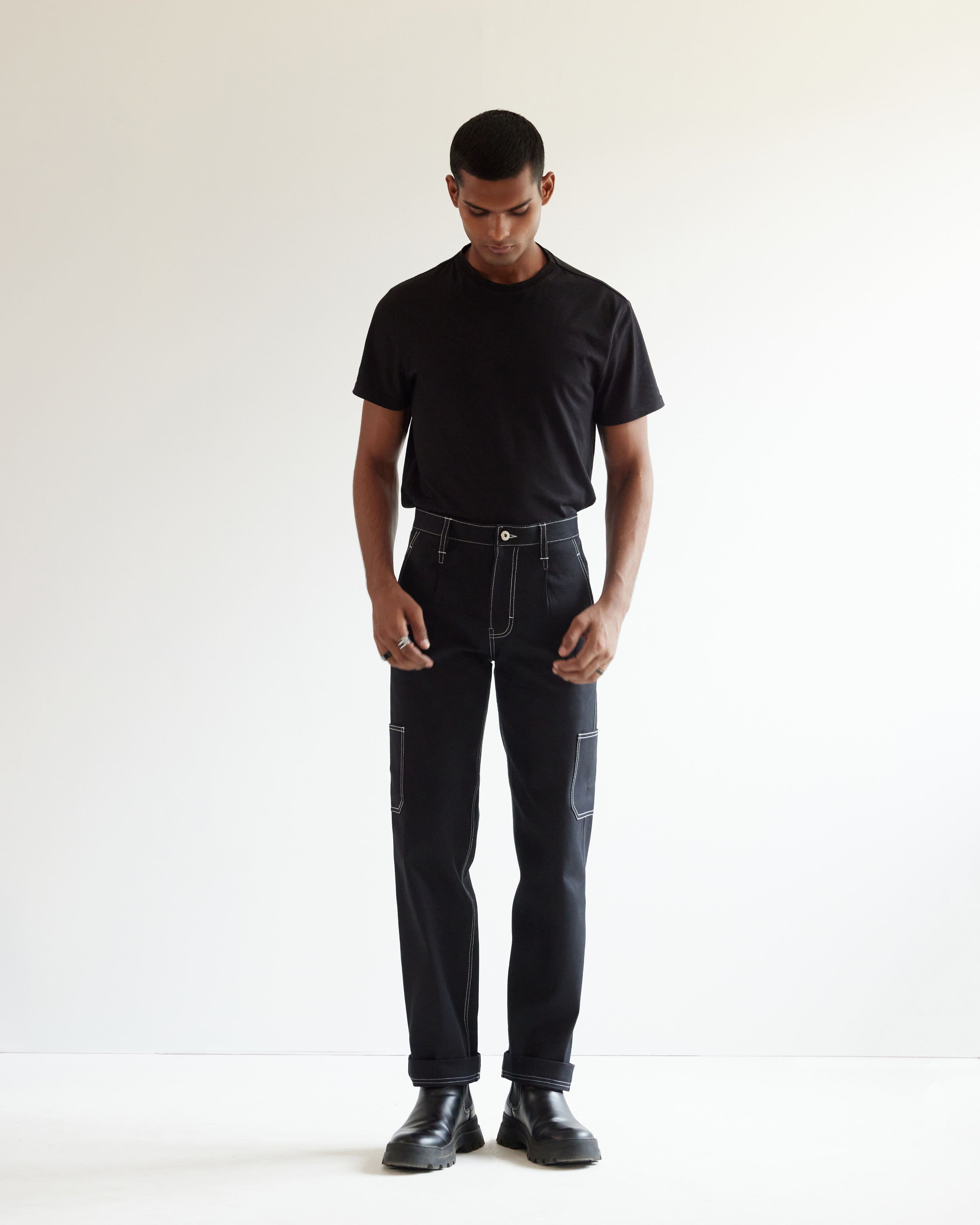 Cargo Denim Black – countrymade.in